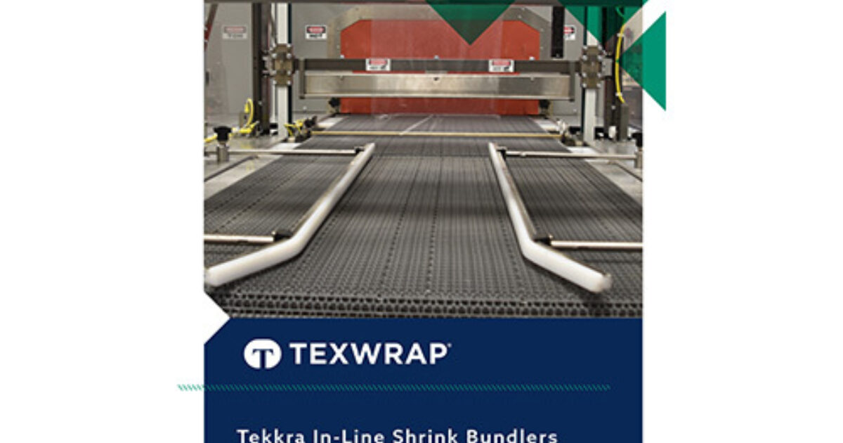 Tekkra 100 & 1000 Series Inline Shrink Bundlers & Wrappers | Texwrap